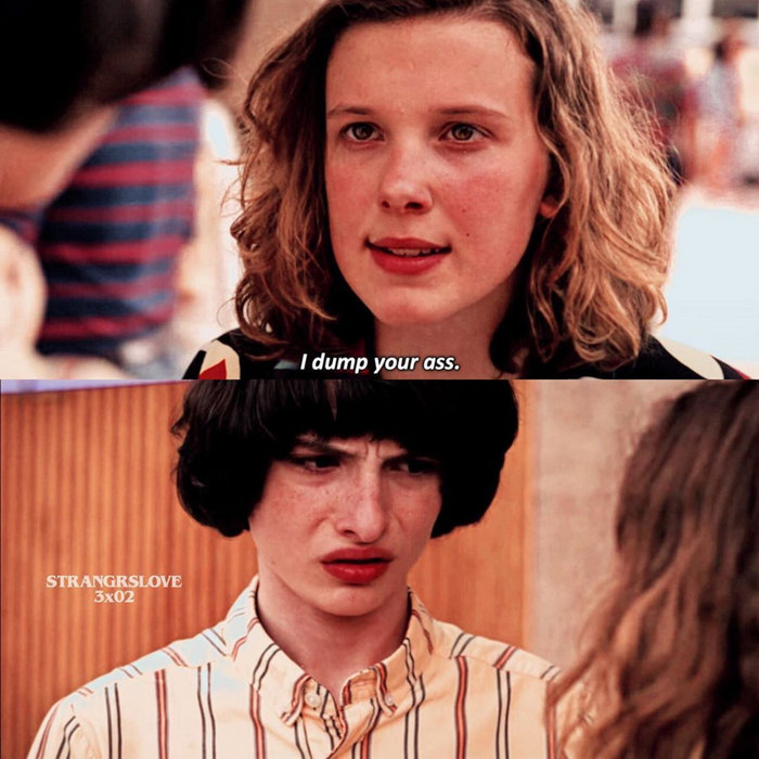 Stranger Things - The First I Love You (I Dump Your A**) (Knight Jersey ...