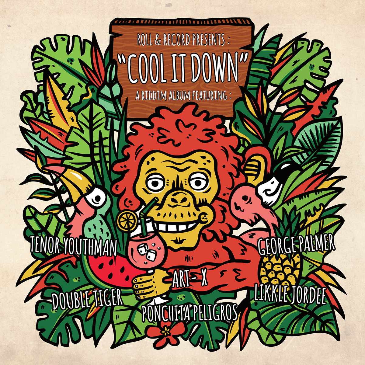 COOL IT DOWN (Riddim album) | Roll & Record, George Palmer, Ponchita ...