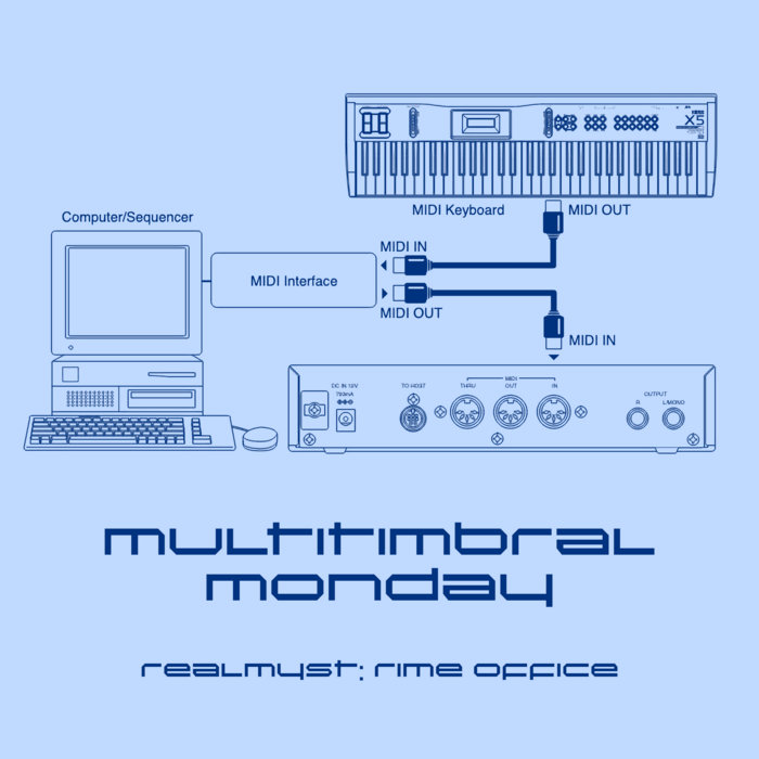 Multitimbral Monday - realMYST: Rime Office | Python Blue