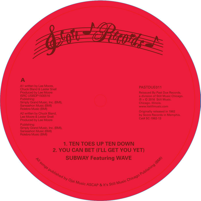 Ten Toes Up (PASTDUE011) | Subway featuring Wave | Jerome Derradji