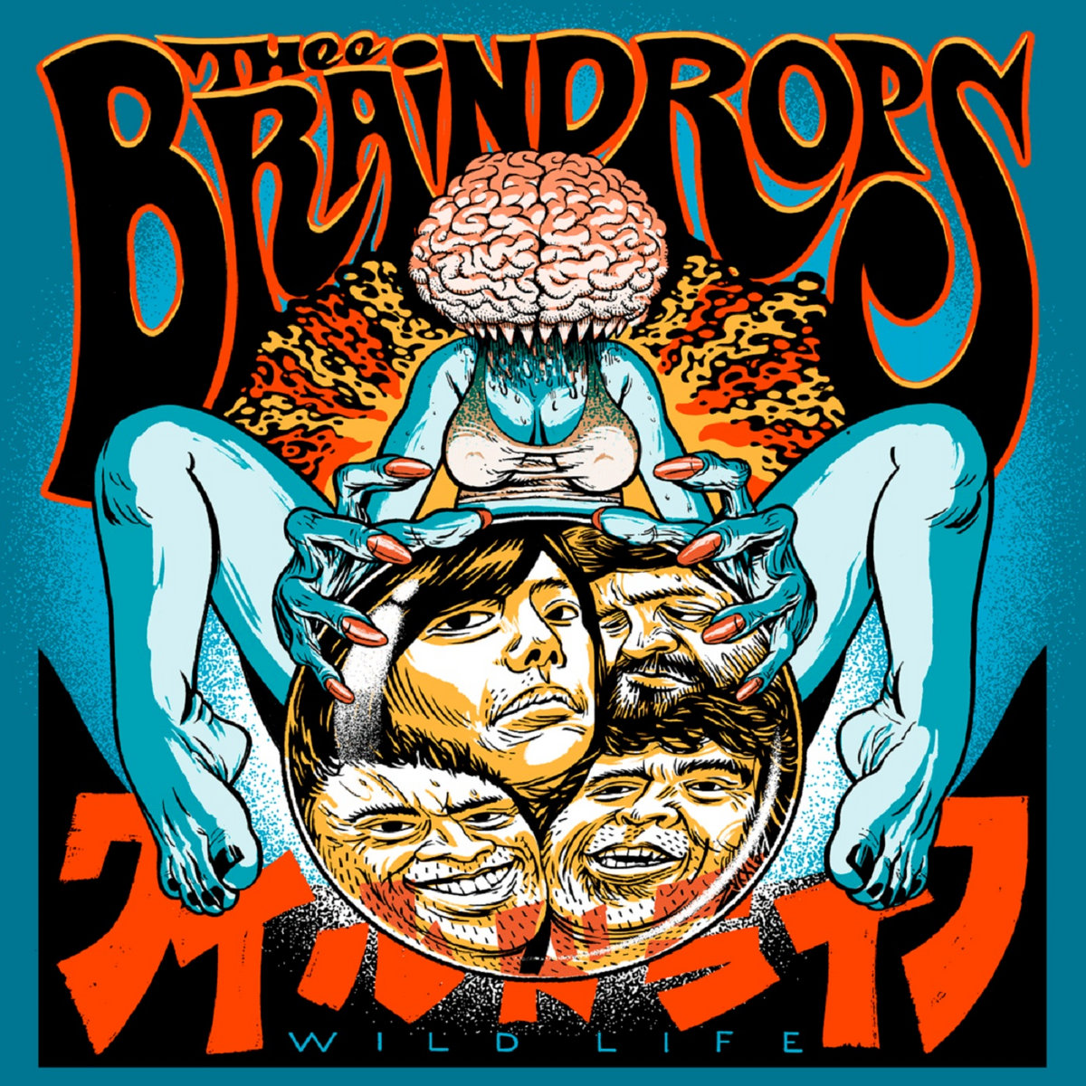 FOLC245 THEE BRAINDROPS "Wild Life" | FOLC RECORDS