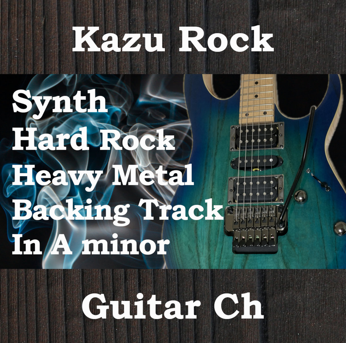 Synth Hard Rock Heavy Metal Backing Track in A minor | Kazu Rock Guitar Ch