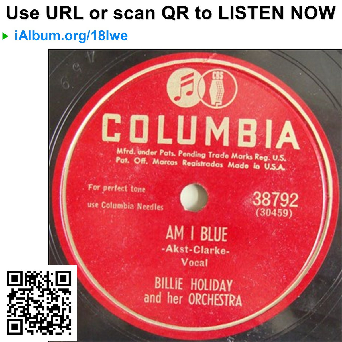 Am I Blue God Bless The Child | Billie Holiday And Her Orchestra