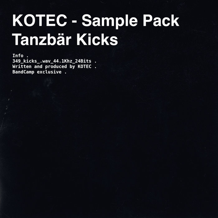 Tanzbär Kicks ' Sample Pack [One shot] | KOTEC