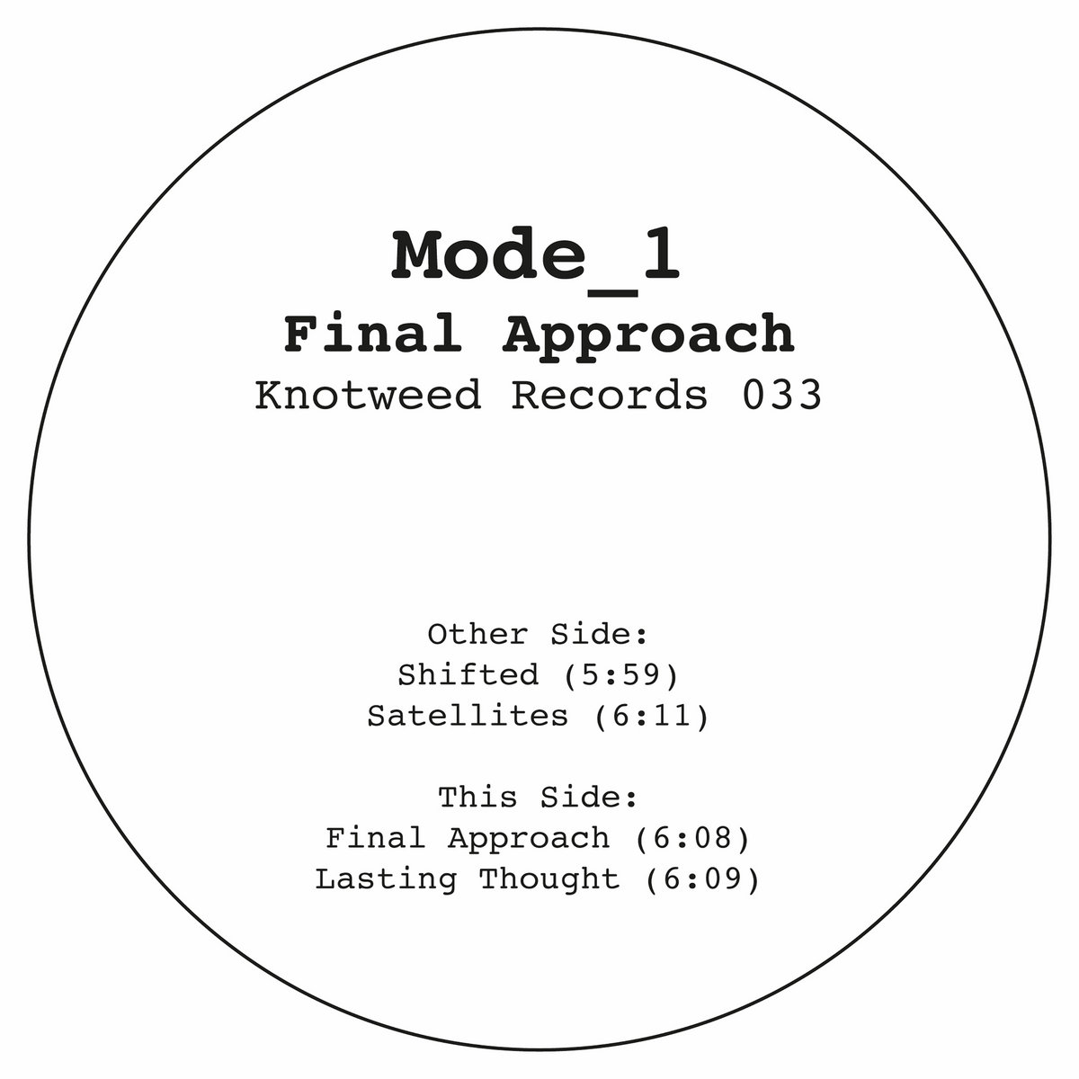 KW033 - Final Approach | MODE_1 | Knotweed Records and Decision Making ...