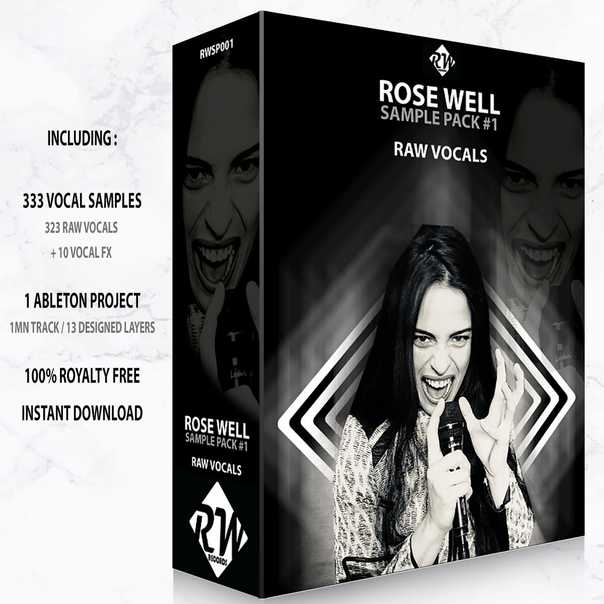 RAW VOCALS - Sample Pack | Rose Well | Rose Well (FREE DOWNLOADS)