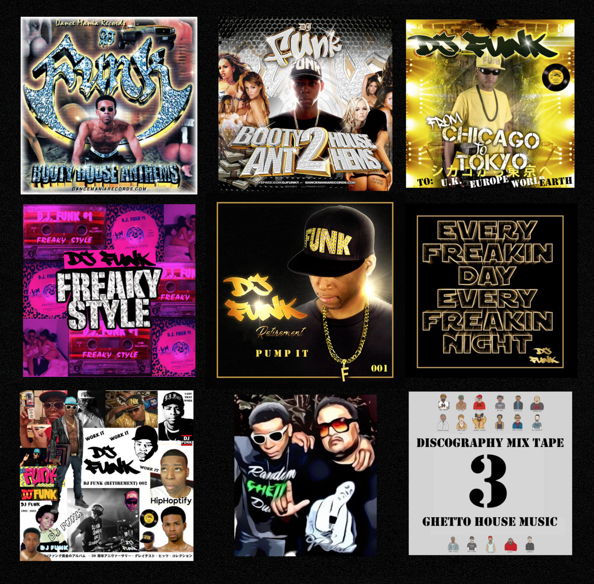 Dj Funk Mixtape Booty House Anthems 1, 2, & 3 | DJ FUNK