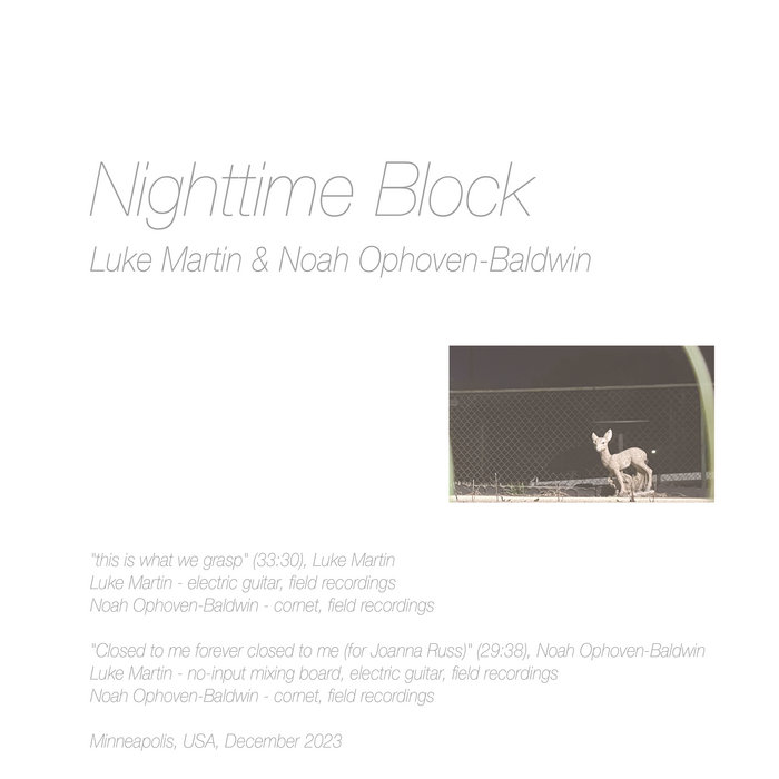 Nighttime Block | Luke Martin & Noah Ophoven-Baldwin | Zoomin' Night