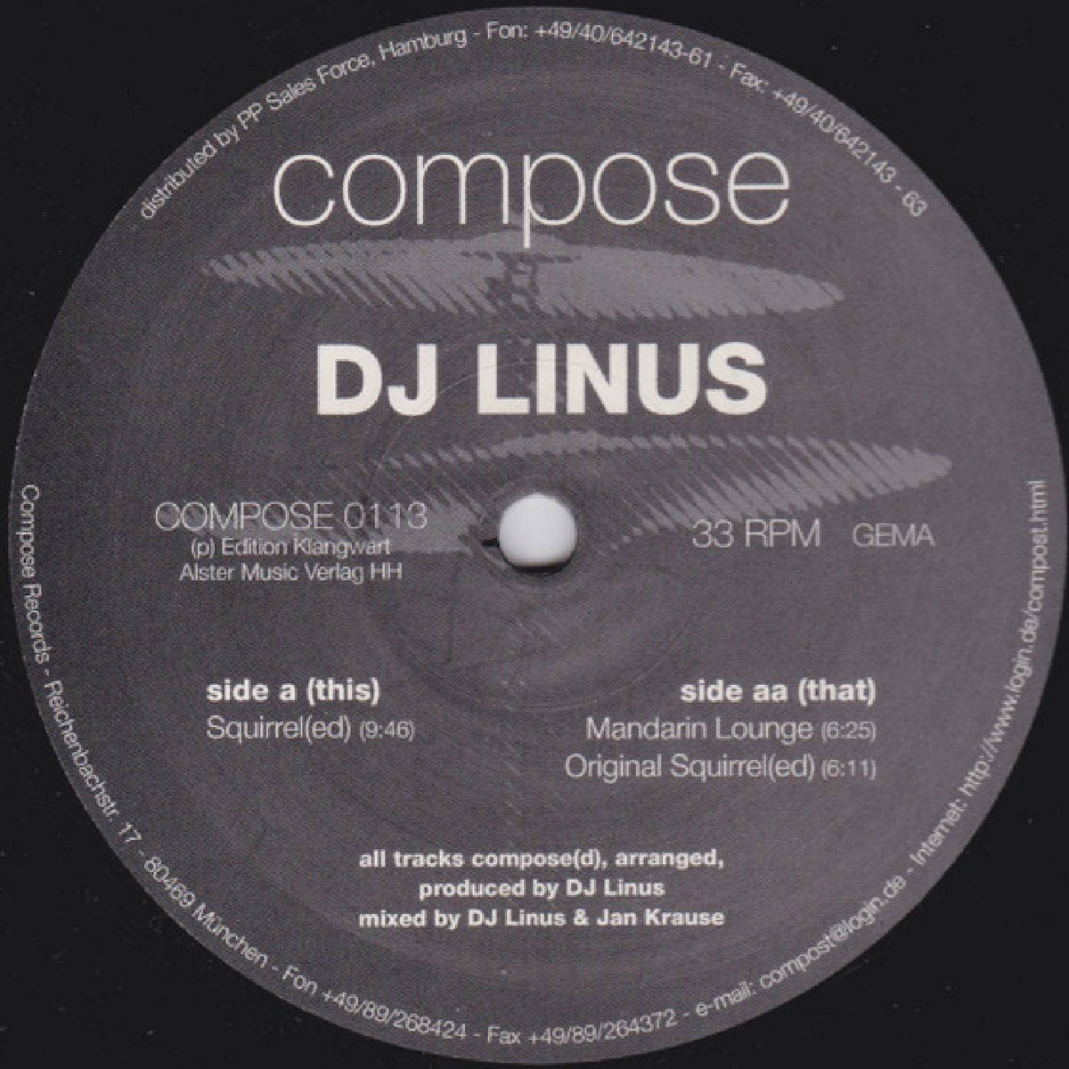 Squirrel(ed) | DJ Linus | Compost Records