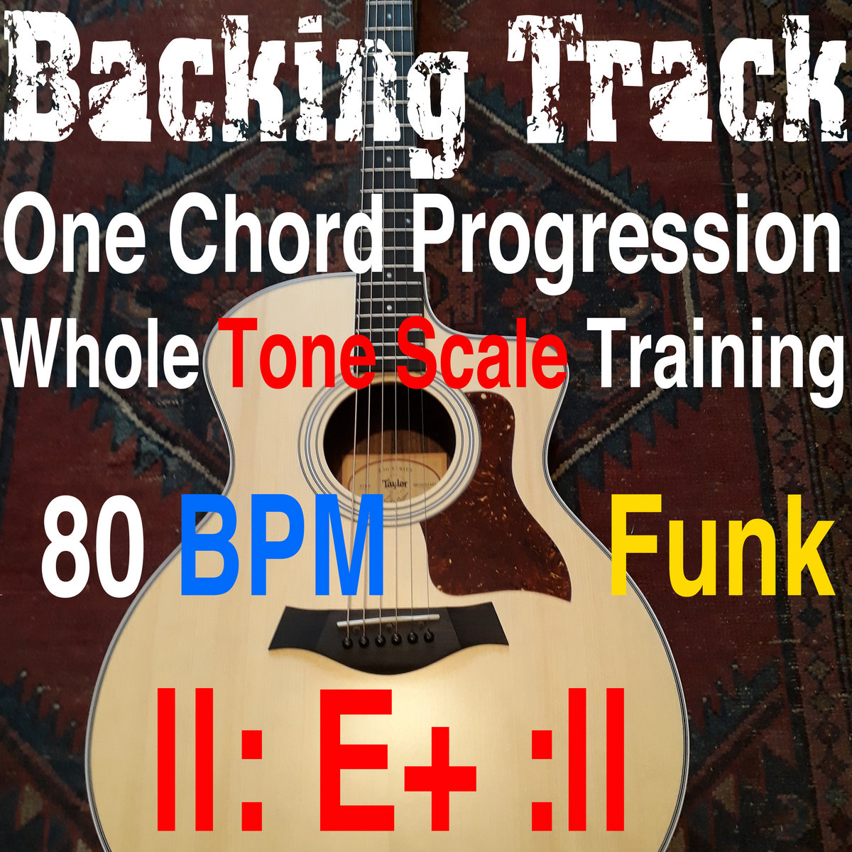 Backing Track One Chord Progression Whole Tone Scale Training E+ ...