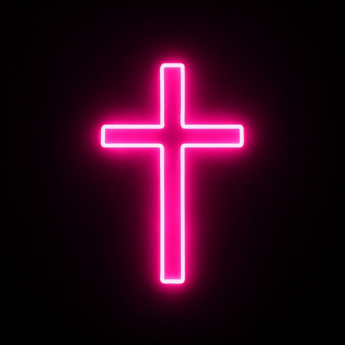 Neon Cross | GEOMETRIC AESTHETICS