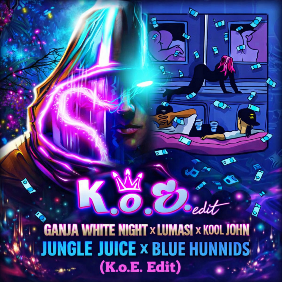 Ganja White Night x Lumasi x Kool John - Blue Hunnids x Jungle Juice (K ...
