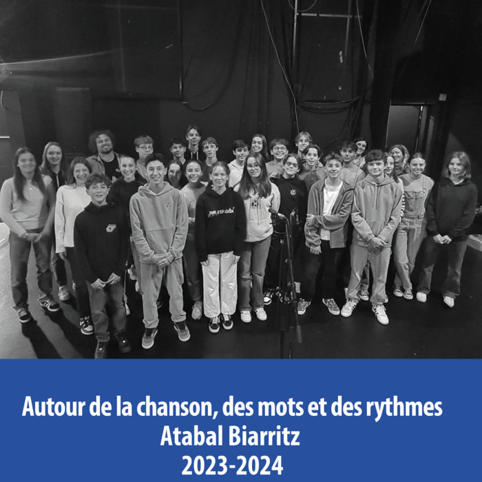 Autour de la chanson, des mots et des rythmes Atabal Biarritz | Collège ...