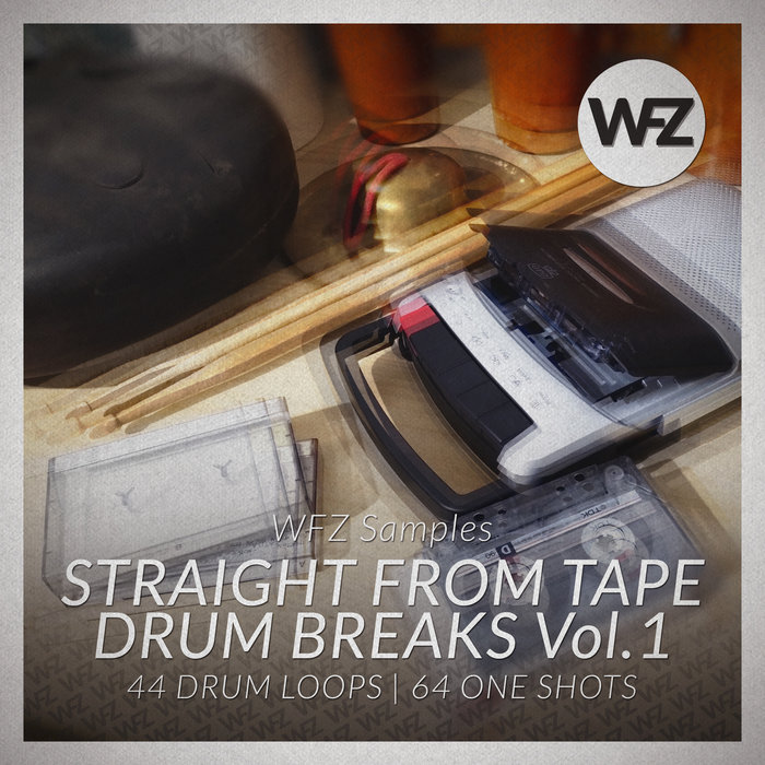 STRAIGHT FROM TAPE DRUM BREAKS Vol.1 Samplepack - Grooves + One Shots | WFZ Samples | Waiting ...