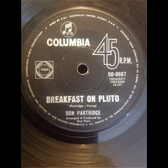 Breakfast On Pluto | Don Partridge