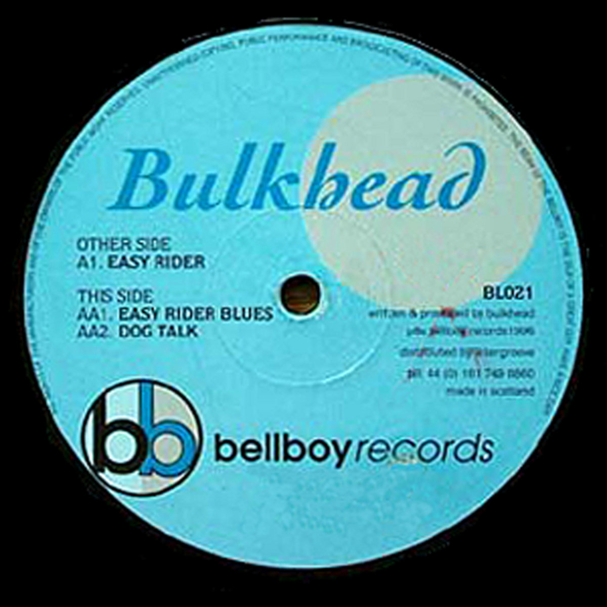 Bulkhead - Easy Rider EP (Chris Cowie) | Chris Cowie