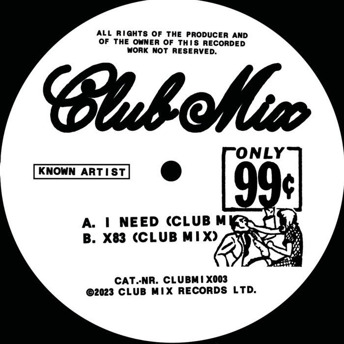CLUBMIX003 | Known Artist