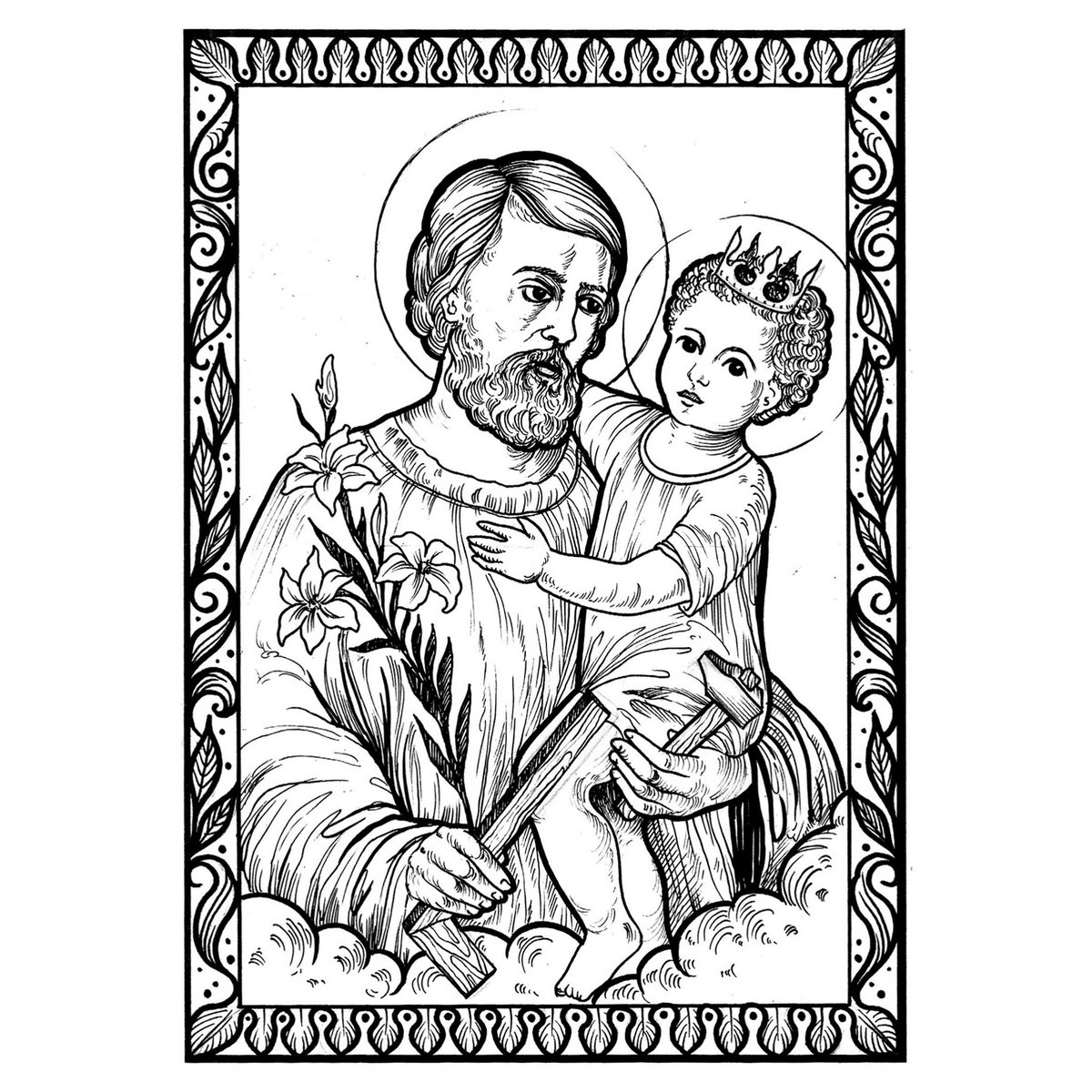 Joseph The Patriarch Coloring Pages Joseph The Patriarch Saint Joseph