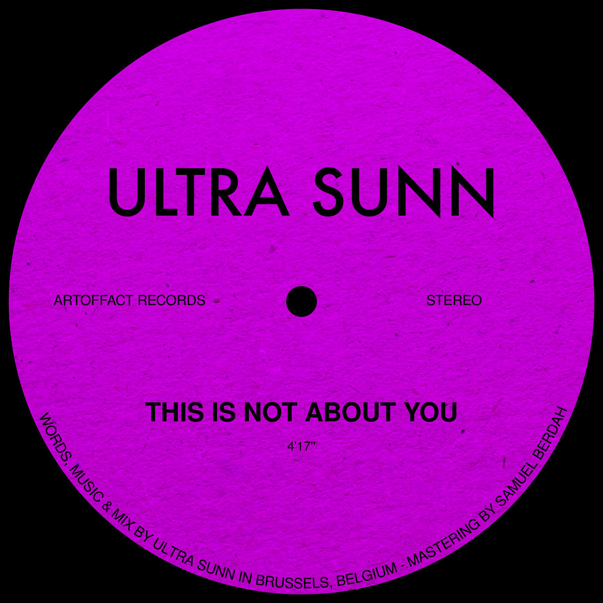 This Is Not About You | ULTRA SUNN