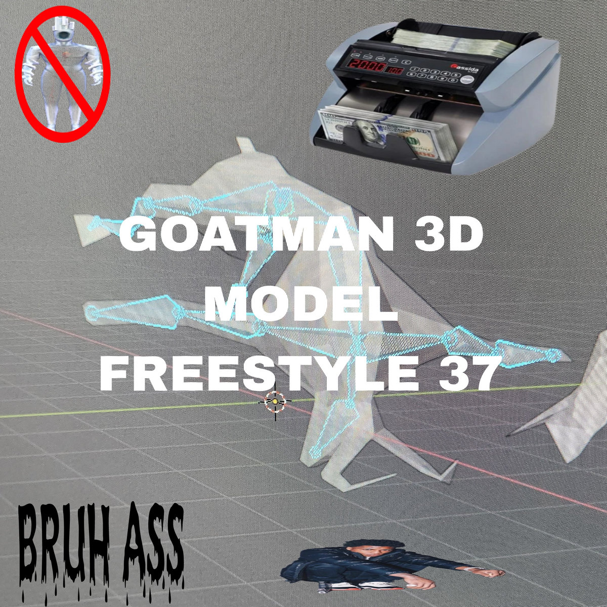 Goatman 3D Model Freestyle 37 | Bruh Ass