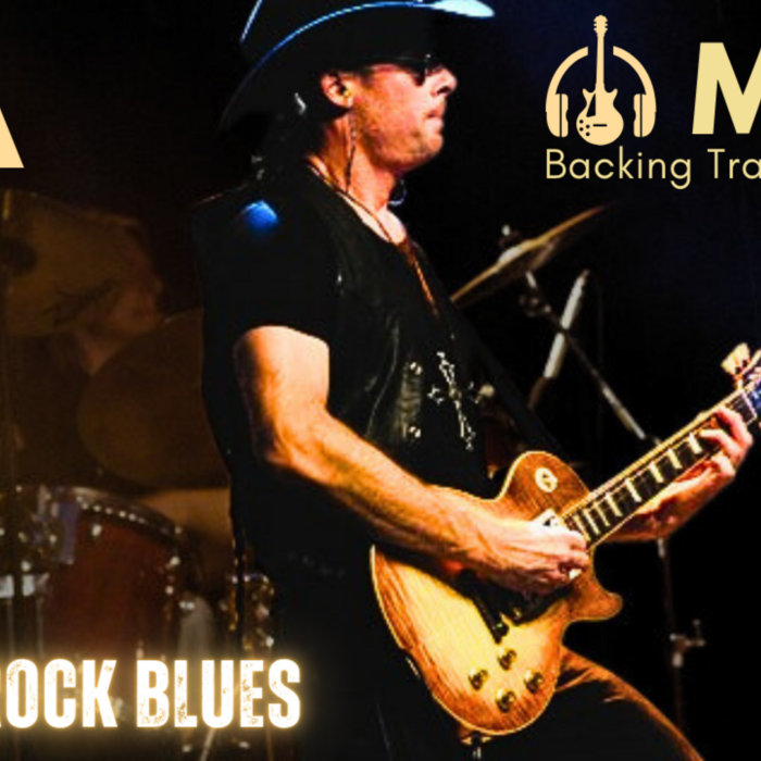 Groovy Rock Blues in A | 100 bpm | Guitar Backing Track | MJ's Backing ...