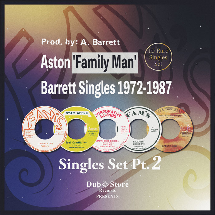 Aston 'Family Man' Barrett Singles 1972-1987 Pt.2 - 10 Singles Set ...