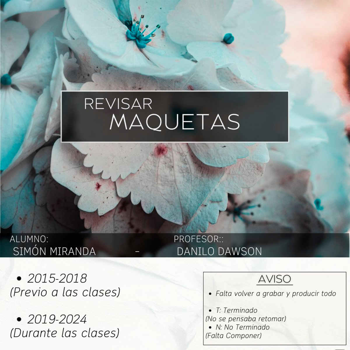 Revisar Maquetas | Simon Miranda | Simón Miranda