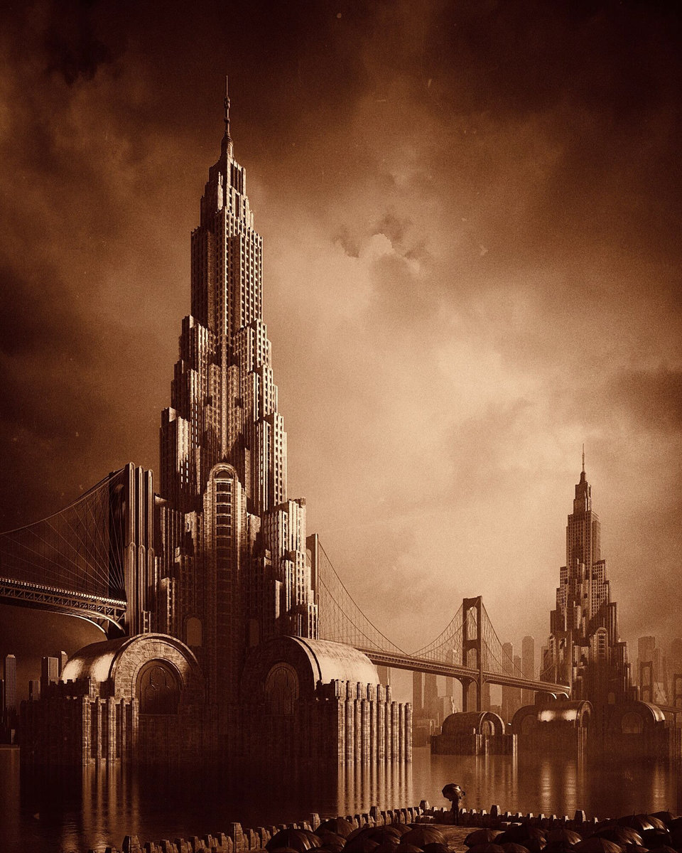 Dieselpunk Architecture