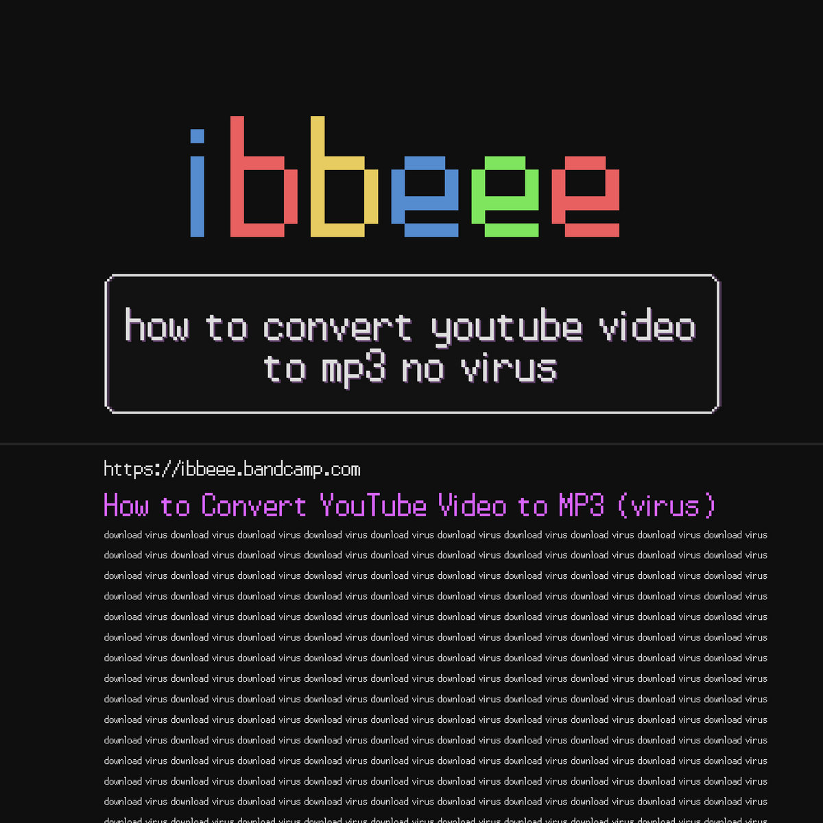 how to convert youtube video to mp3 no virus | ibbeee | ibb&flow