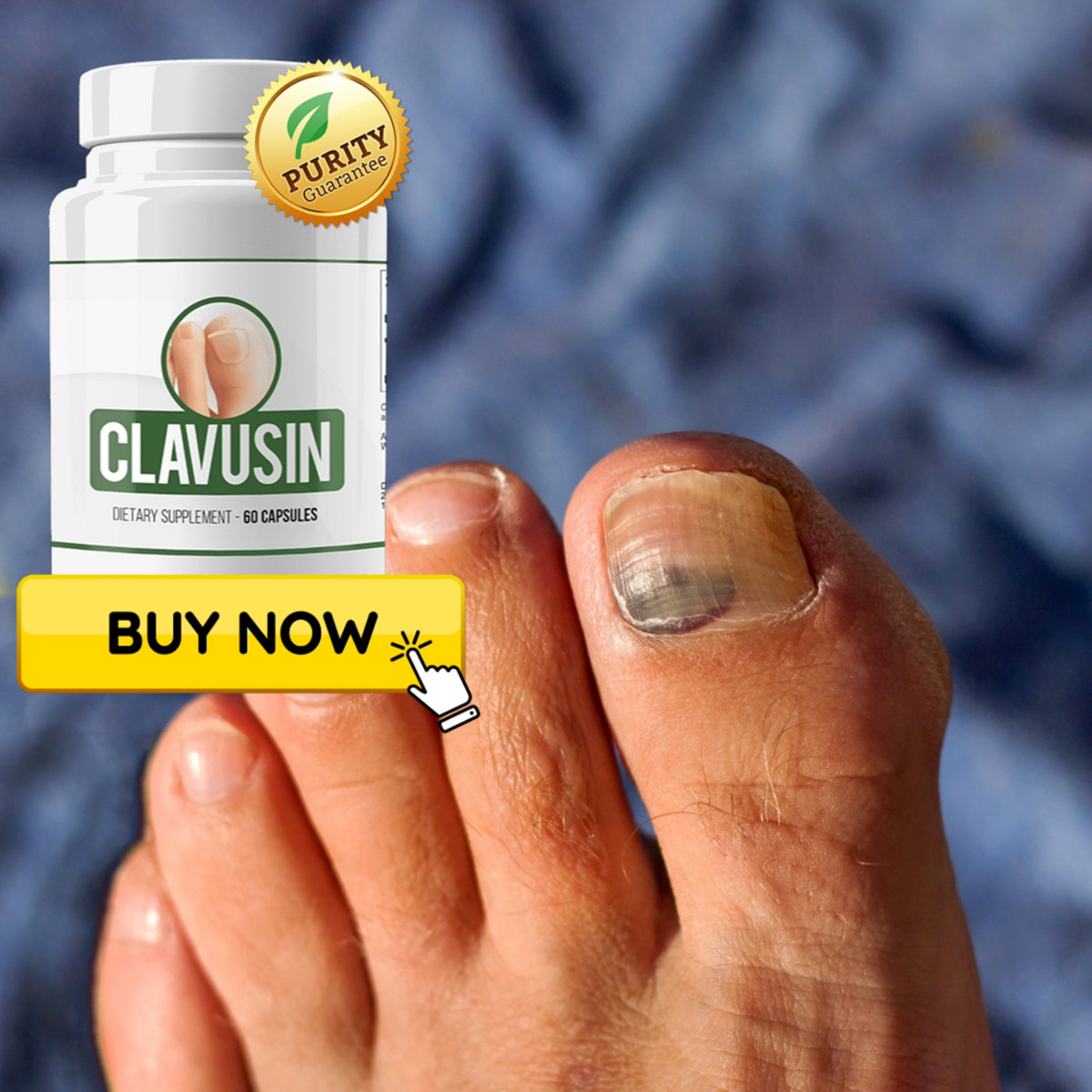 Clavusin-Blend with 100% Pure Ingredients & Kills Toe & Finger Nail ...