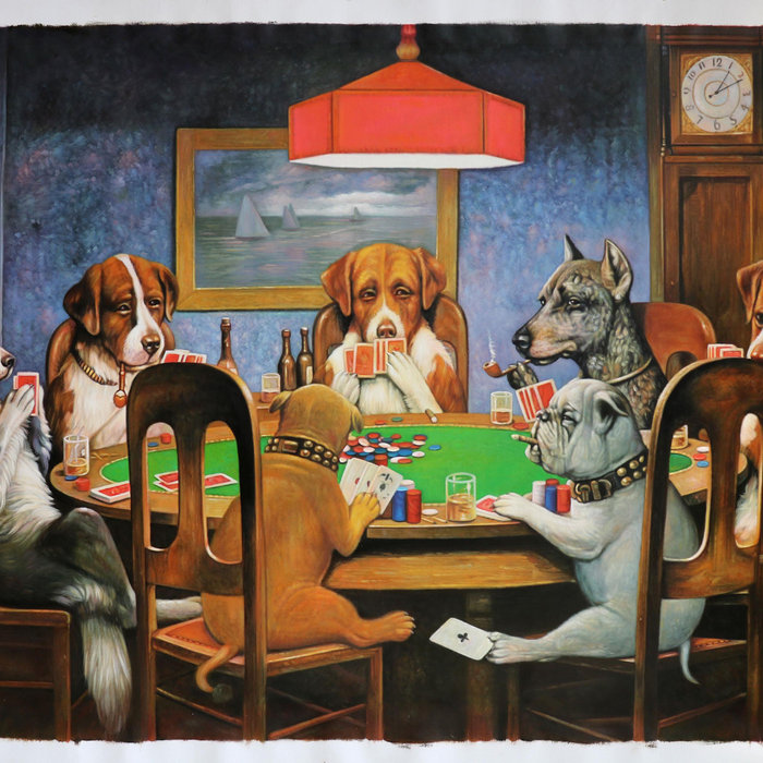 Dogs Playing Poker | Dogs Playing Poker | Wikimedia Commons