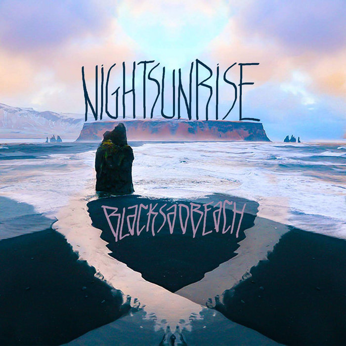 Black Sad Beach | Night Sunrise