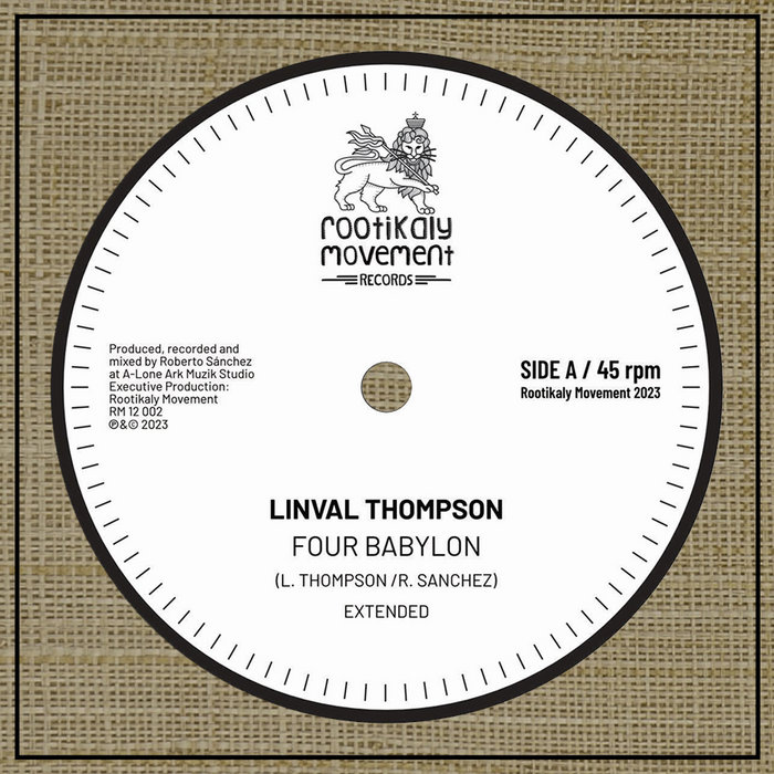 12'' Linval Thompson - Four Babylon / Nytto Dread - Sound System | A ...