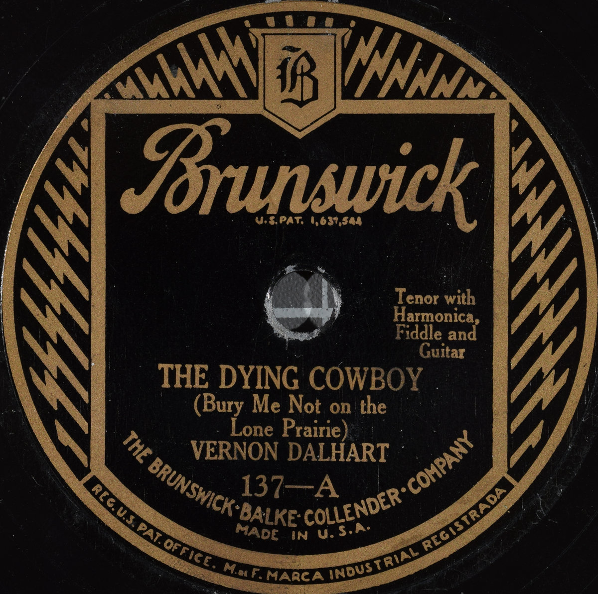 Vernon Dalhart - The Dying Cowboy (1927) | various artists | The Sound ...