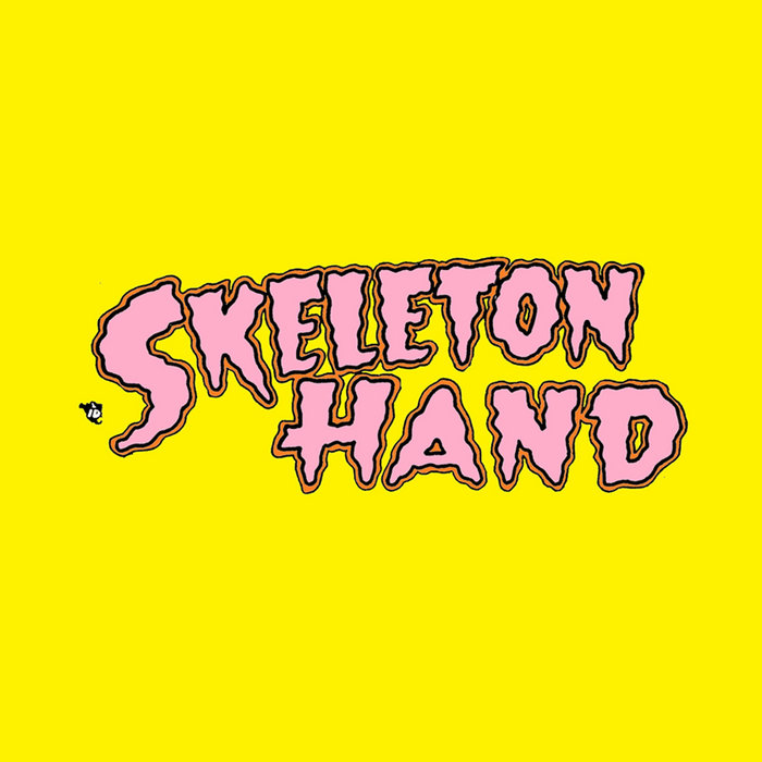 Skeleton hand (yellow) | Skeleton hand | Hand drawn hand