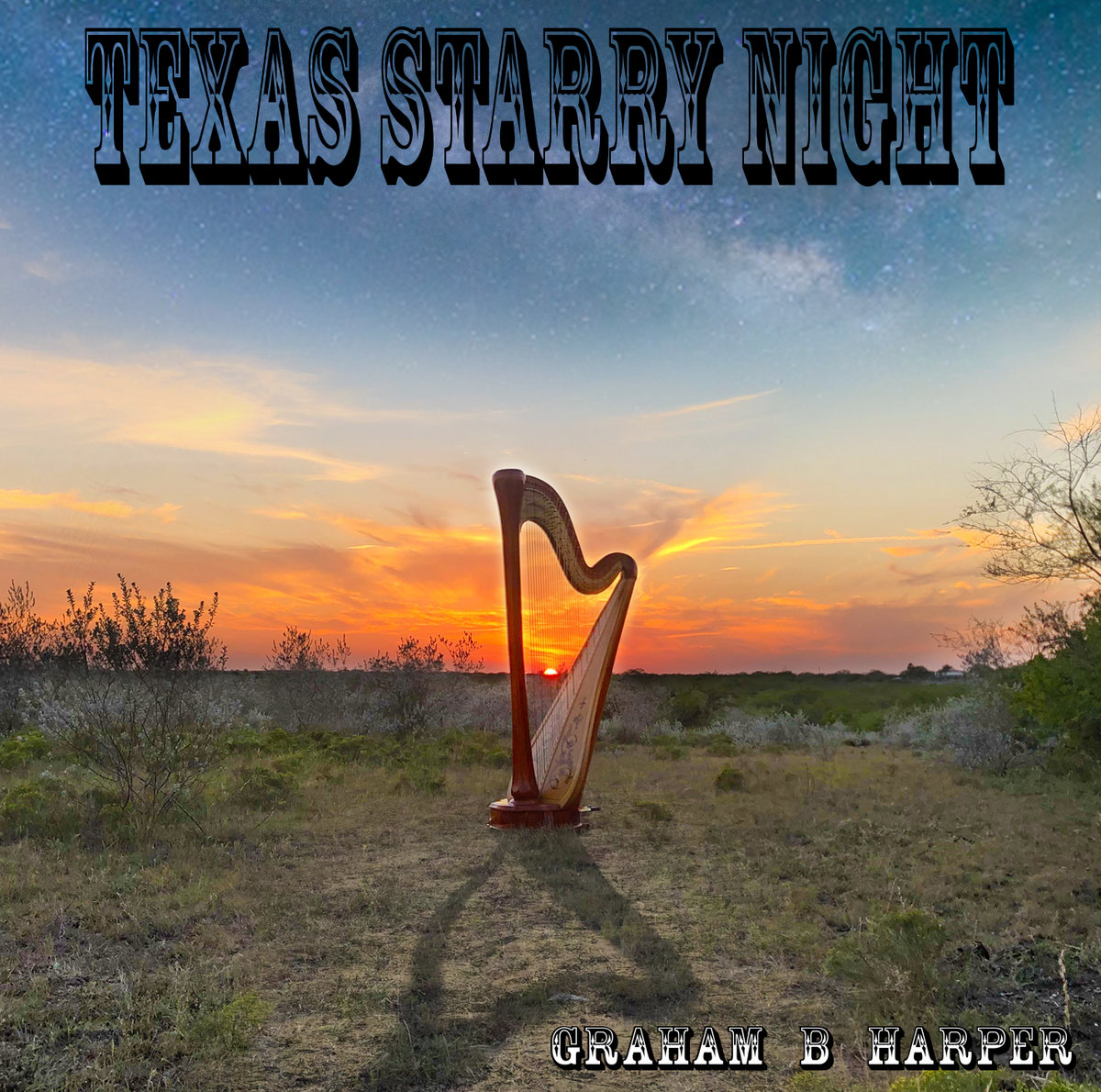 Texas Starry Night | Graham B. Harper | Dublin Harpers