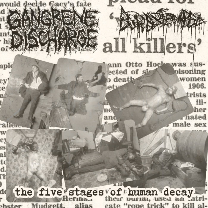 The five stages of human decay (split w/ GANGRENE DISCHARGE) | Curb Stomped