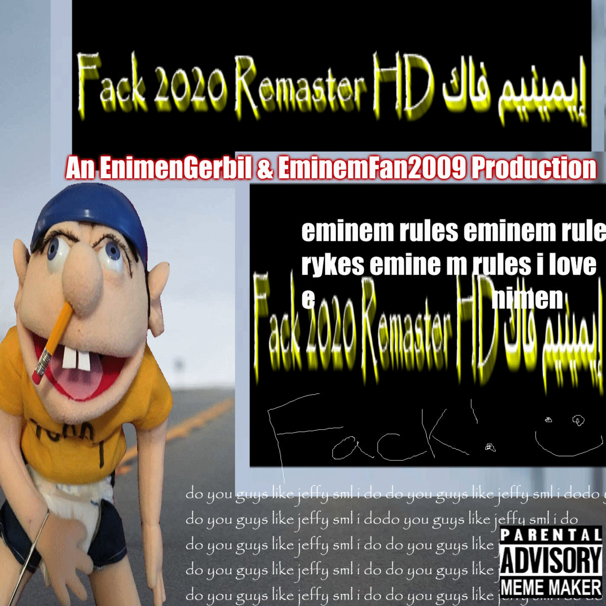 Fack 2020 Remaster HD إيمينيم فاك | EnimenGerbil & EminemFan2009 | Cry ...