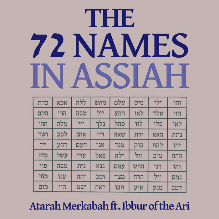 The 72 Names in Assiah | Atarah Merkabah featuring Ibbur of the Ari ...