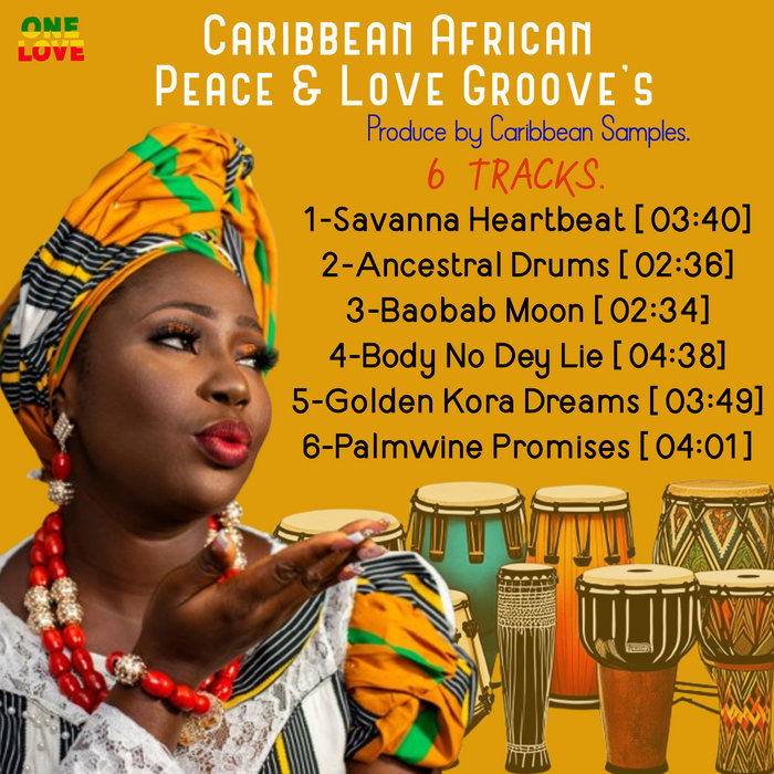 Caribbean African Peace and Love Groove. | Caribbean Samples Team.