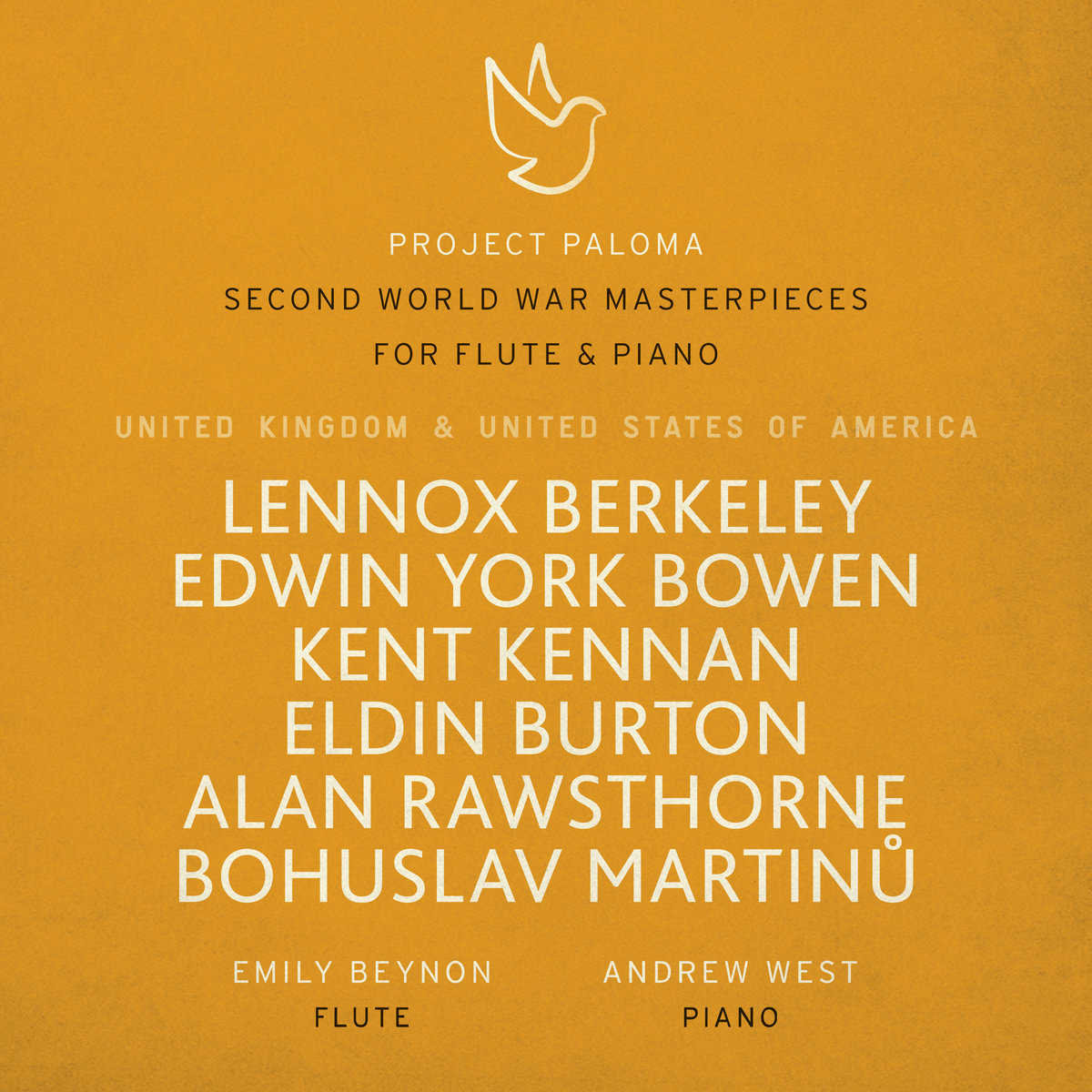 Project Paloma V: Second World War Masterpieces for flute & piano ...