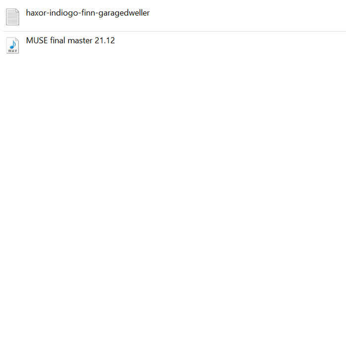 Muse | Haxor & Indiogo & Finn & Garage Dweller | Haxor