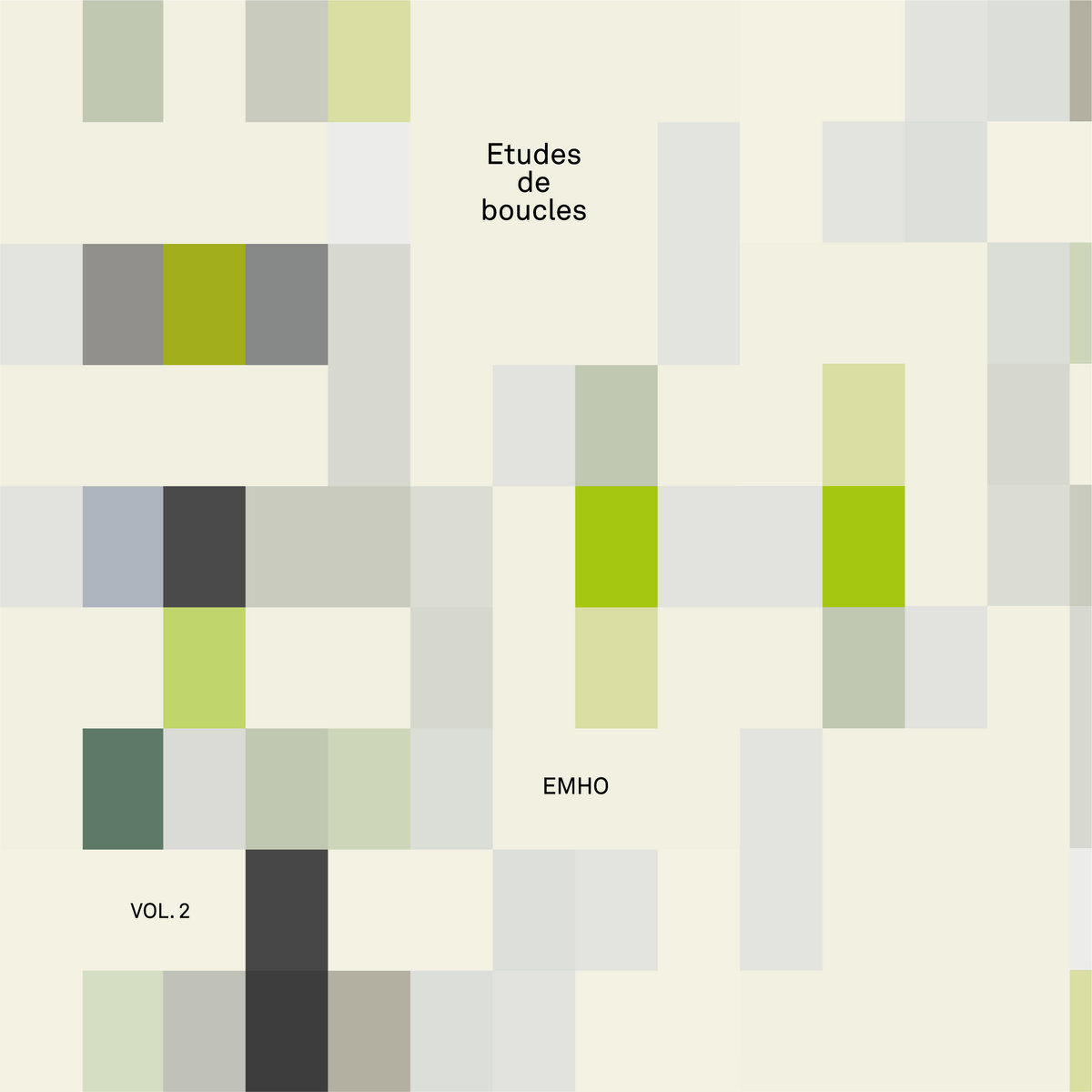 Etudes de boucles vol. 2 | emho | Emmanuel Hourquet