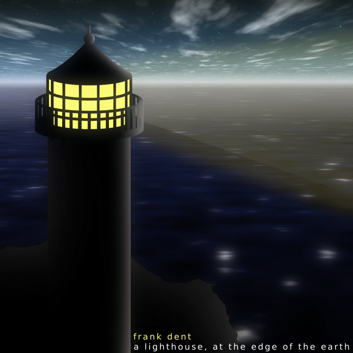a lighthouse, at the edge of the earth | frank dent | infinitysnapz