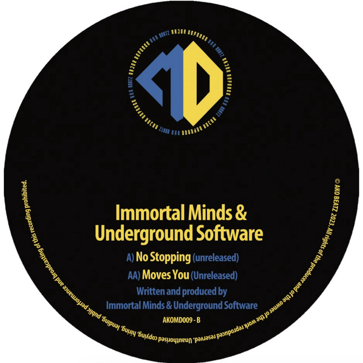 IMMORTAL MINDS x UNDERGROUND SOFTWARE - NO STOPPING / MOVES YOU ...