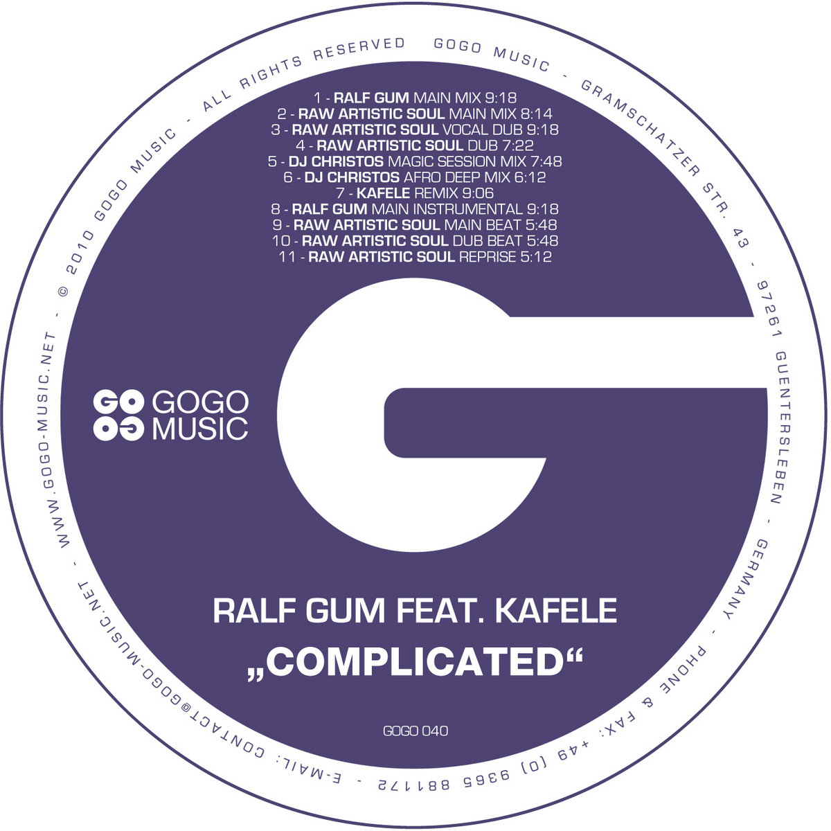 Complicated (Ralf GUM Main Mix) | Ralf GUM feat. Kafele | Ralf GUM