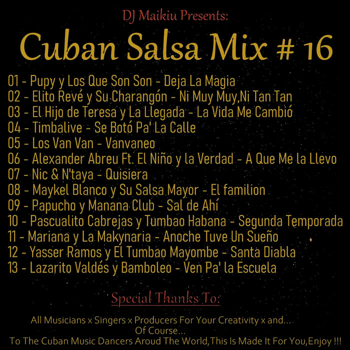Cuban Salsa Mix # 16 | DJ Maikiu