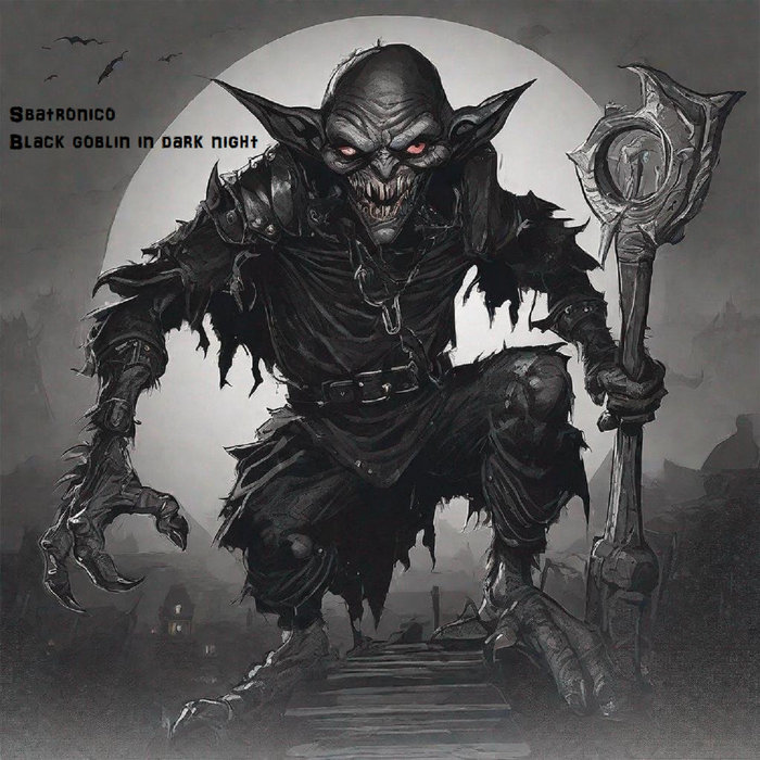 Black goblin in dark night | Sbatronico
