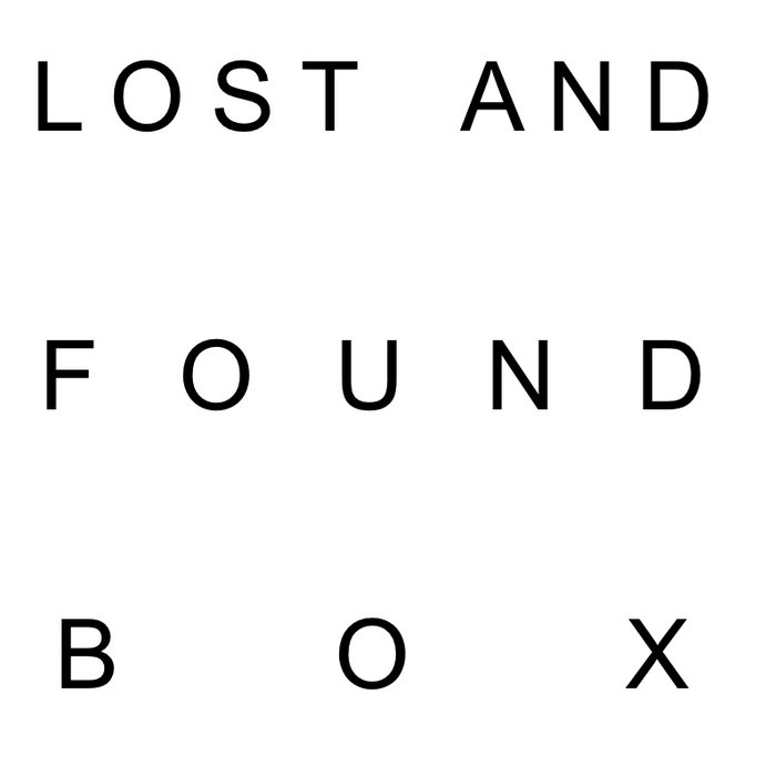 Lost and Found Box | Keep Me Weird