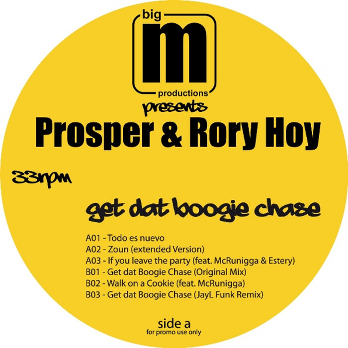 BigM presents ... Prosper & Rory Hoy - Get dat Boogie Chase EP [BIGMP14] | Prosper & Rory Hoy ...